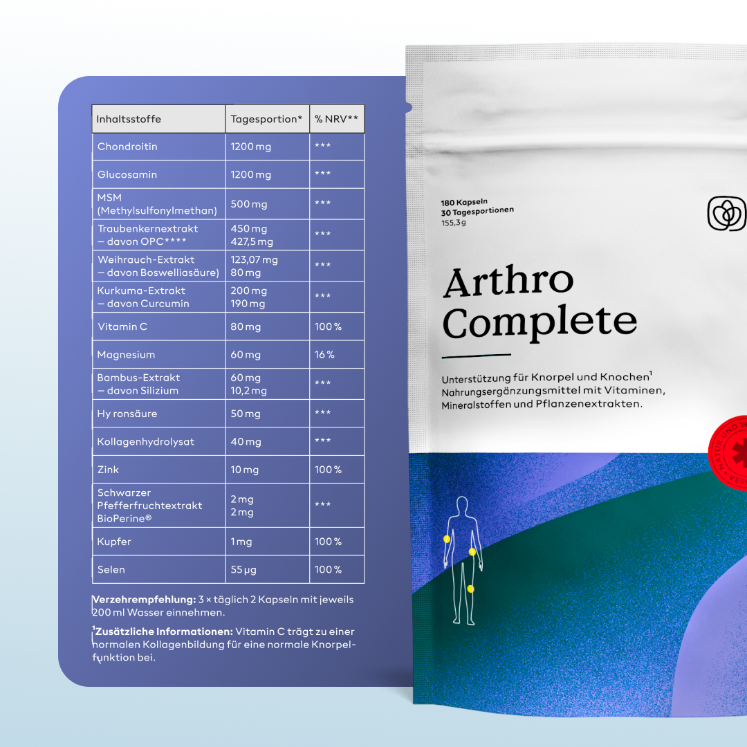 Vitamin für Gelenke – Arthro Complete | Healt Routine – Health Routine